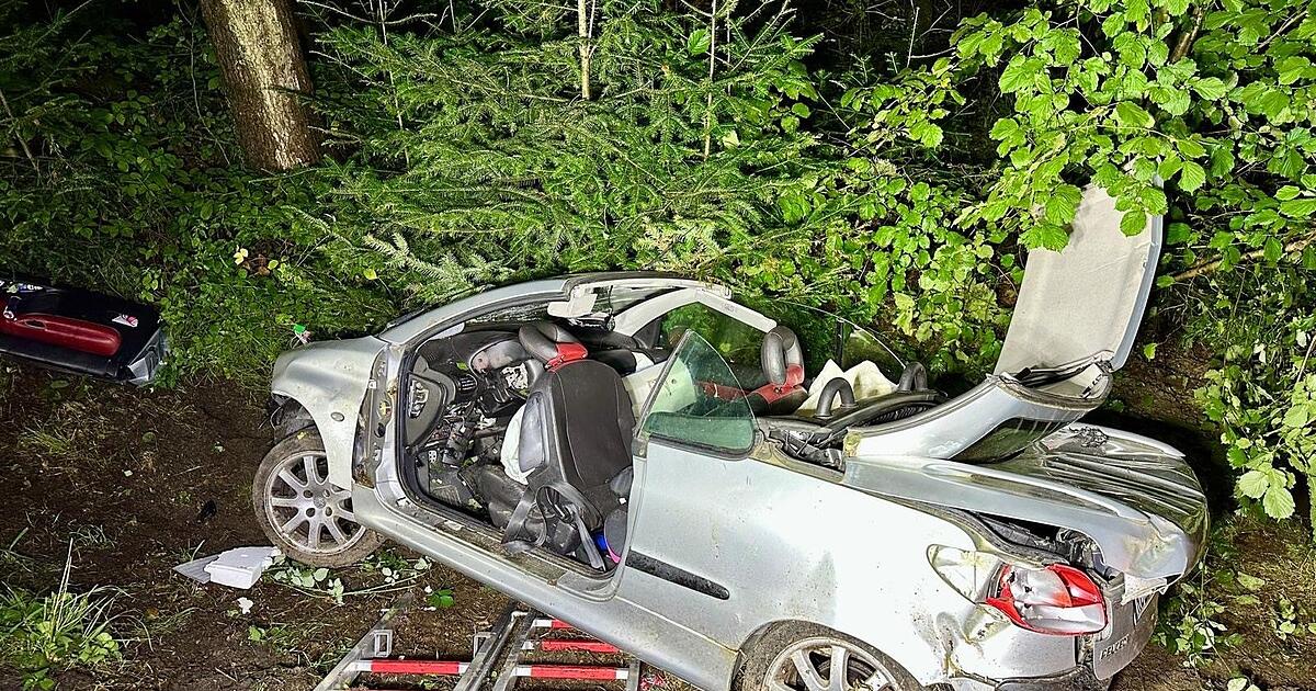 Zwei 18-Jährige bei Unfall nahe Furth lebensbedrohlich verletzt