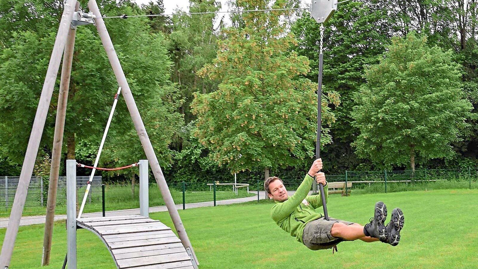 Der Abenteuerspielplatz im Moosburger Stadtteil Bonau wächst