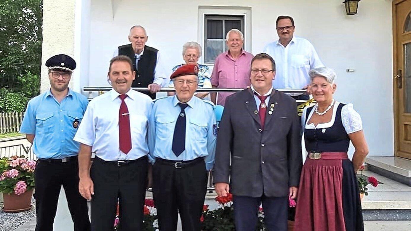 Vereine, Pfarrei und Gemeinde Mötzing gratulierten Paul Speiser