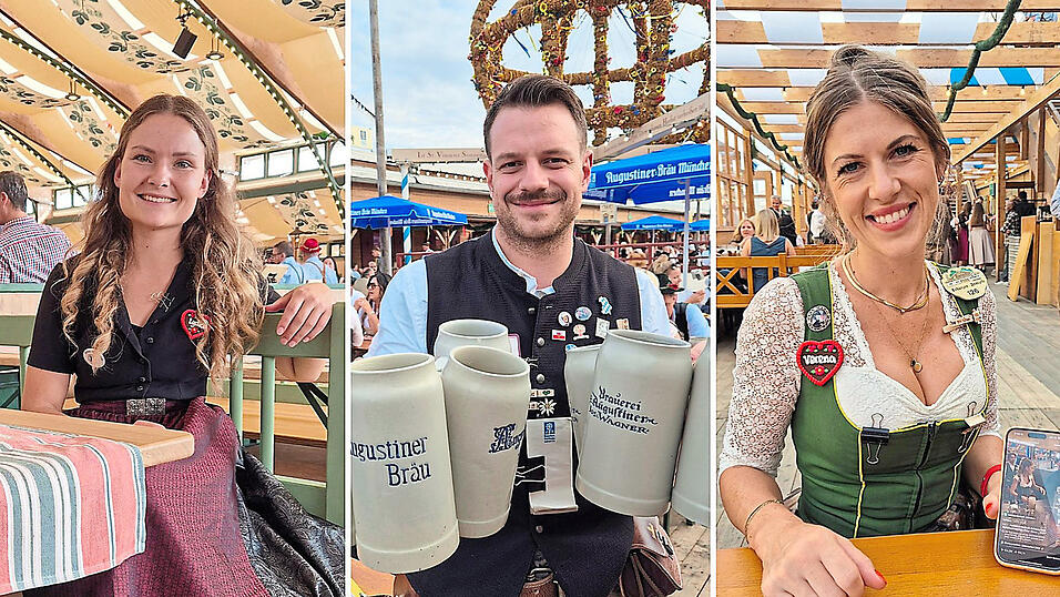 Ein Kellner-Trio spricht über den Wahnsinn auf der Wiesn