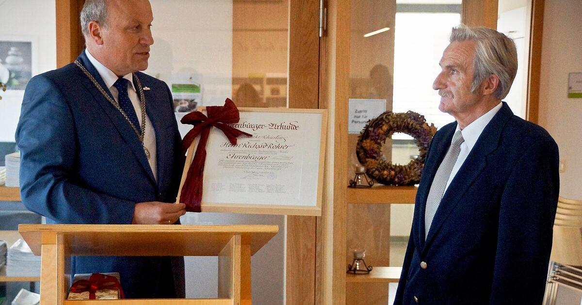 Richard Rohrer zum Ehrenbürger ernannt