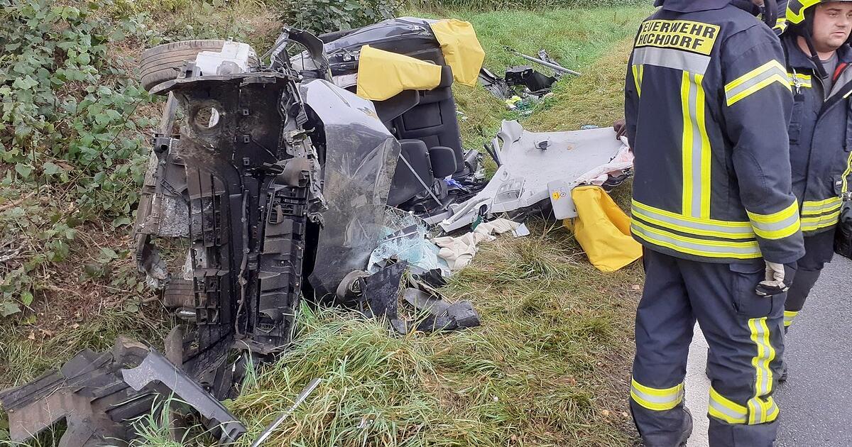 Zwei Menschen bei Unfall nahe Bischofsmais schwer verletzt