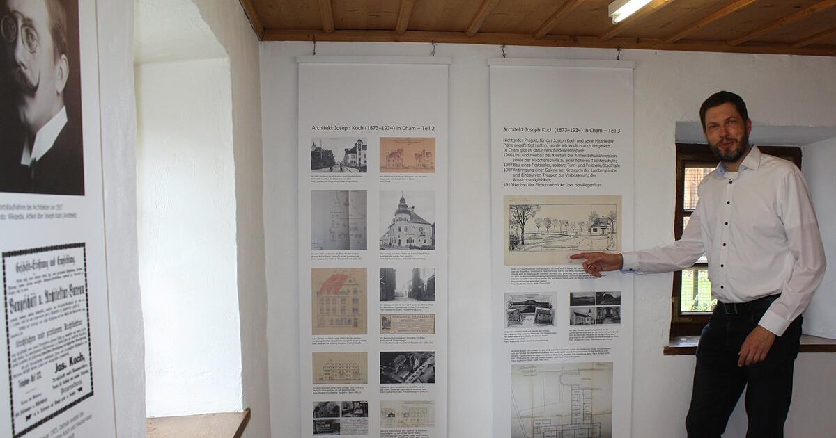 Architekt Joseph Koch hat Cham einst seinen Stempel aufgedrückt