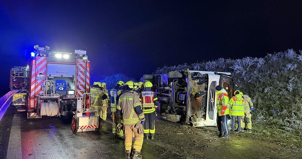 A3 bei Regensburg nach Lkw-Unfall teilweise gesperrt