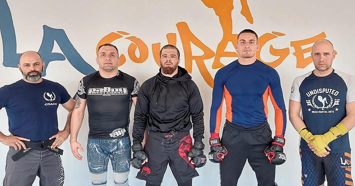 La Courage-Kämpfer steigen in MMA-Käfig