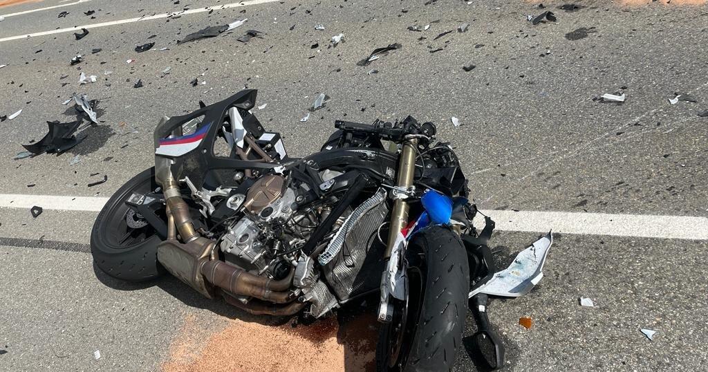 Biker (25) bei Unfall in Arnbruck lebensgefährlich verletzt