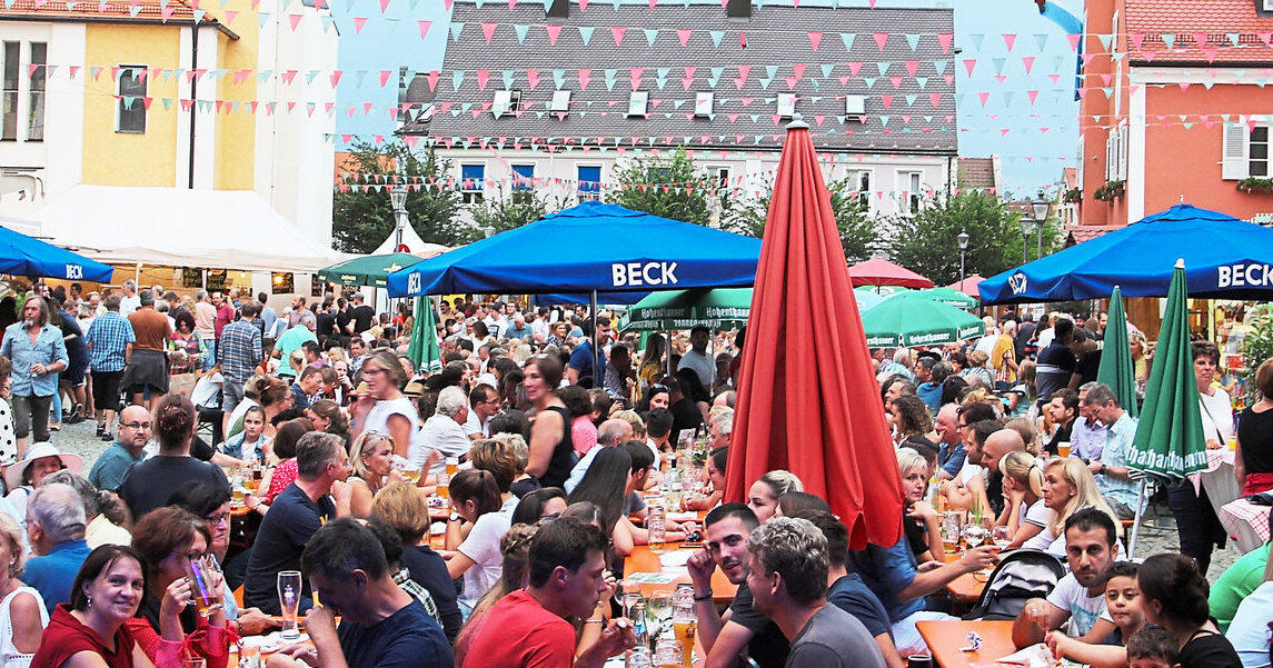 Mainburg in bester Feierlaune