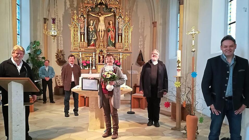 Marianne Matzinger seit 25 Jahren Mesnerin