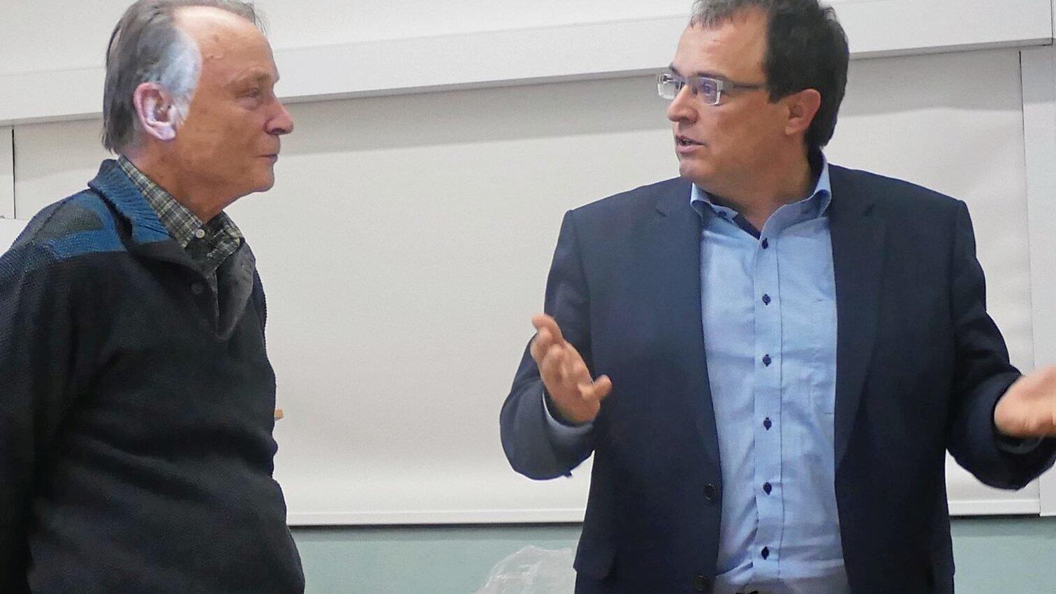 Eine Landkarte in einem Sandkorn