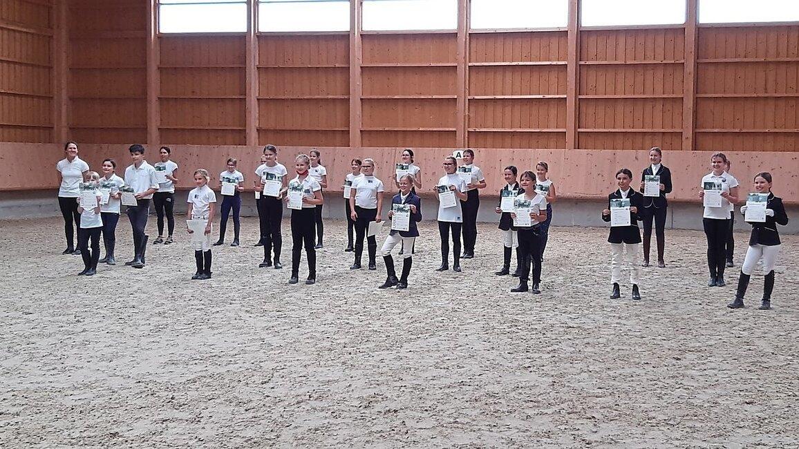 Reitpass-Prüfungen im Reitstall Huber in Laberweinting