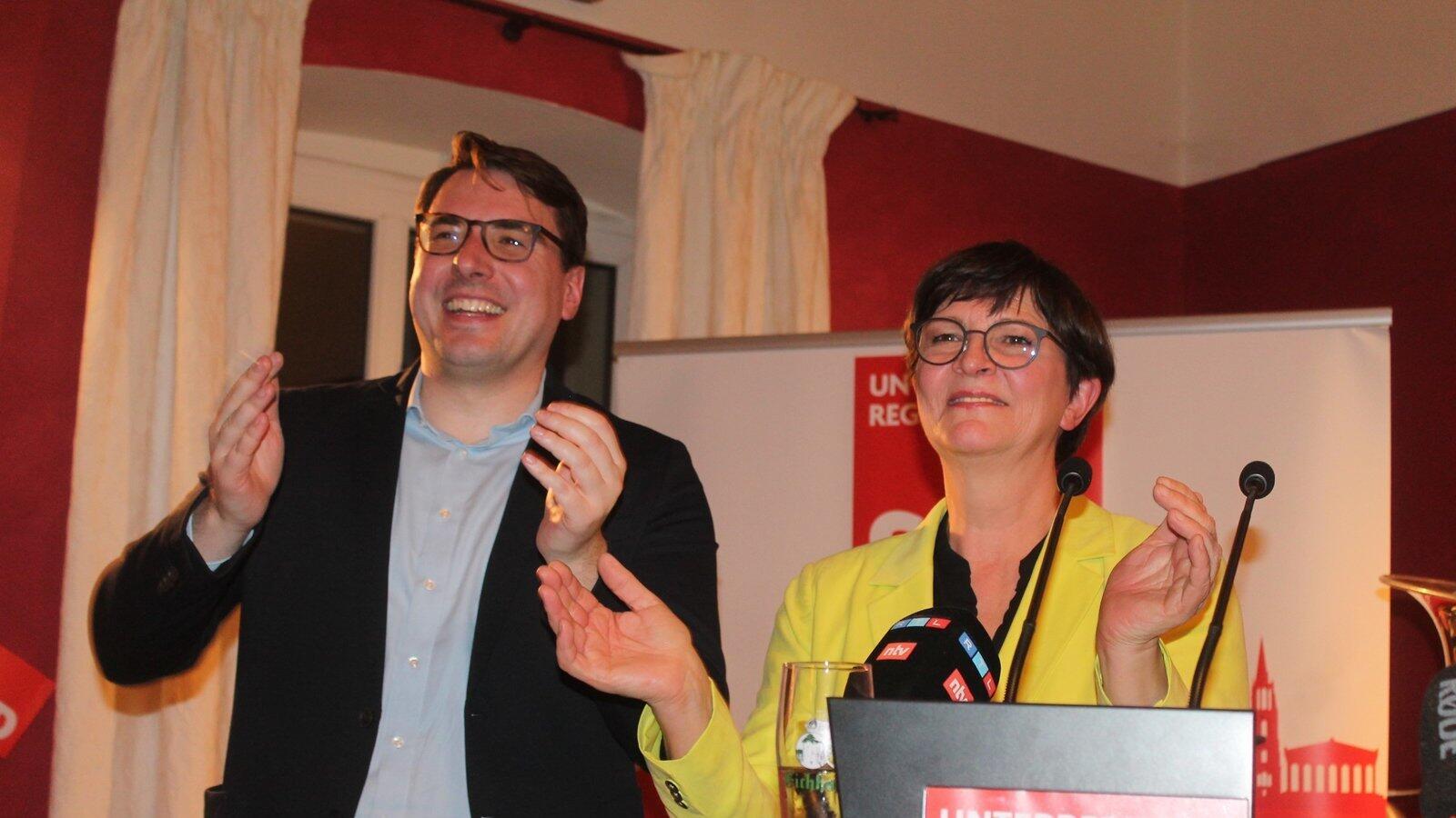 SPD-Chefin Esken teilt gegen die Unionsspitze aus