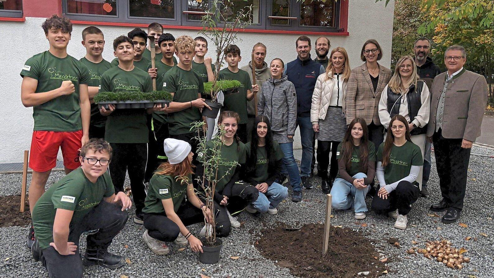 Startschuss für die Europa-Minigärtner in Furth im Wald